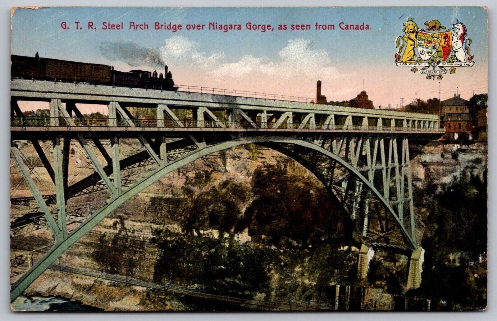 Niagara Falls Canada GTR Steel Arch Bridge Niagara Gorge Scenic DB ...