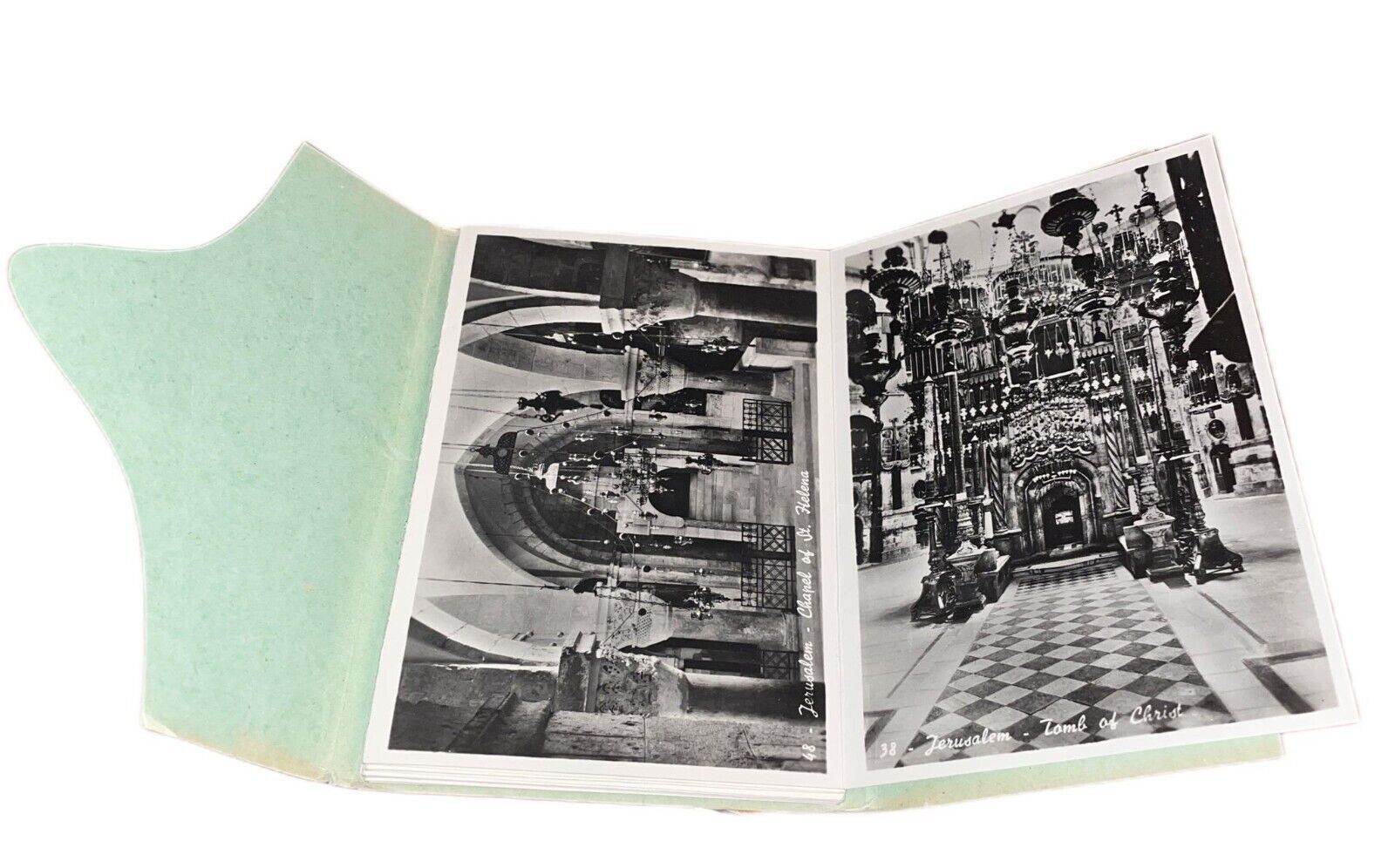 Leporello book folder 12 photo views Jordan Jerusalem old city Holy ...