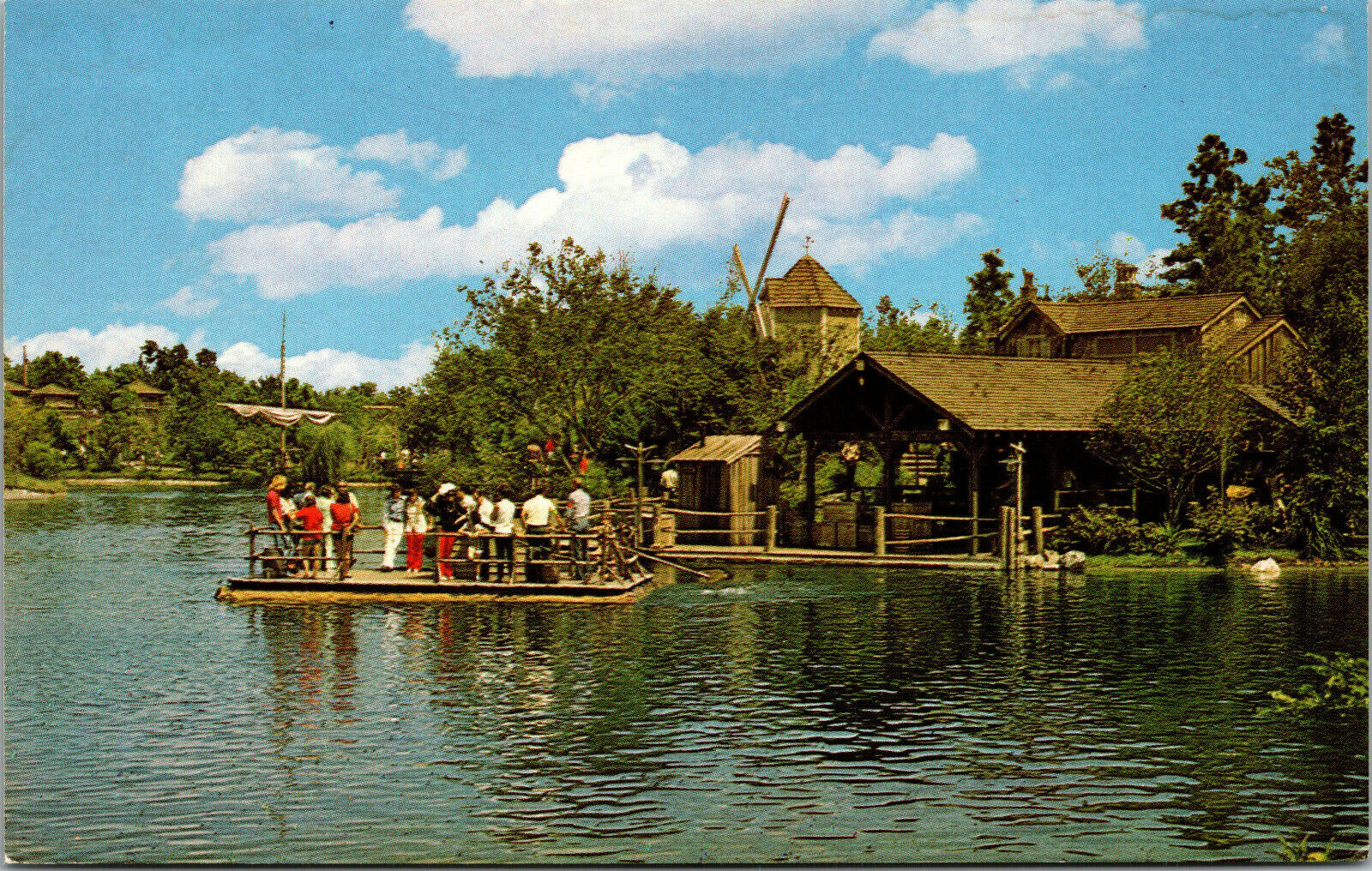 Walt Disney World Visit Aboard Log Raft to Tom Sawyer Island 01110291 ...