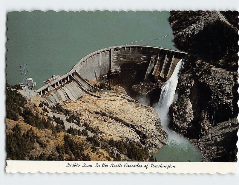 Postcard Diablo Dam in the North Cascades of Washington USA | United ...