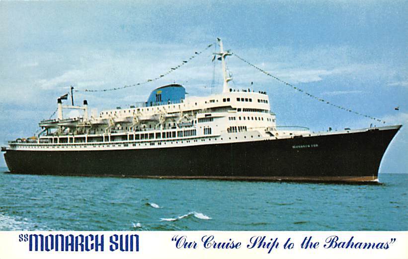S S Monarch Sun Monarch Cruise Line Ship | Topics - Other, Postcard ...