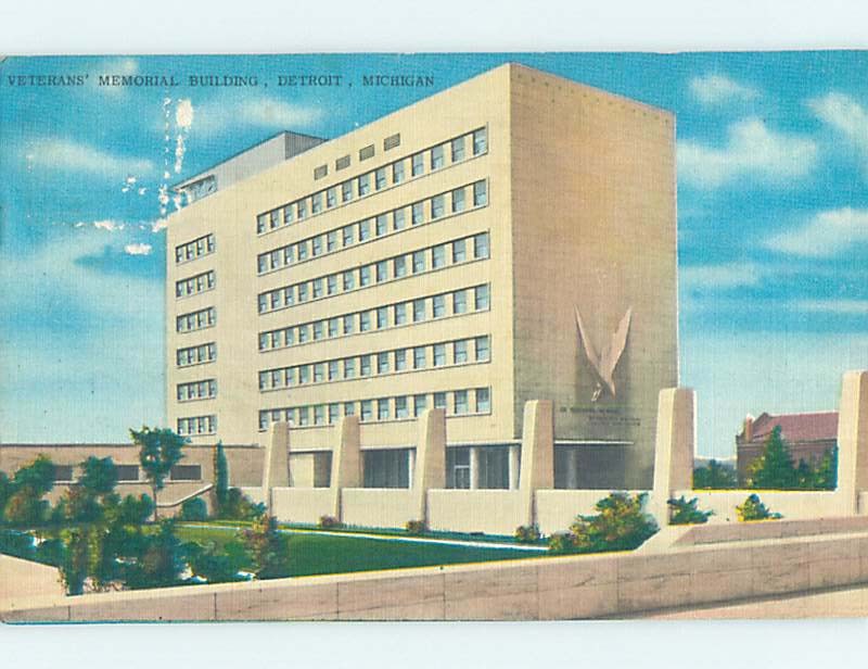 Linen BUILDING SCENE Detroit Michigan MI H6395 | United States ...