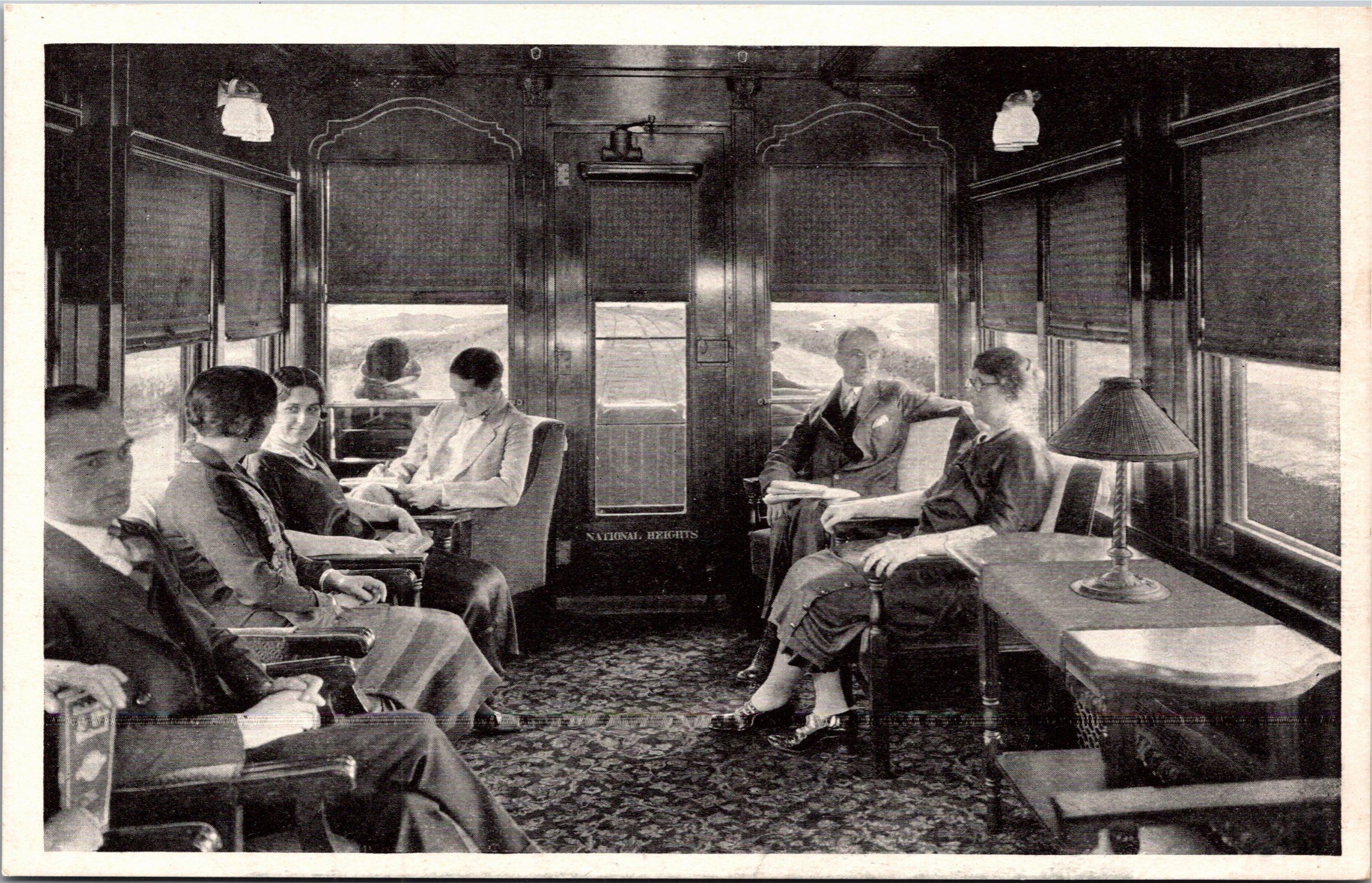 1930s National Limited observation car Baltimore Ohio St. Louis ...