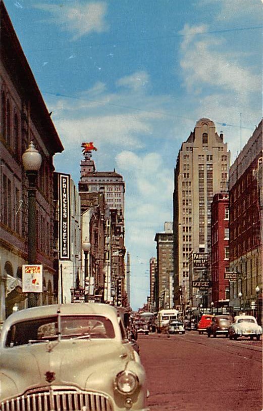 Street Scene Looking East - Dallas, Texas TX | United States - Texas ...