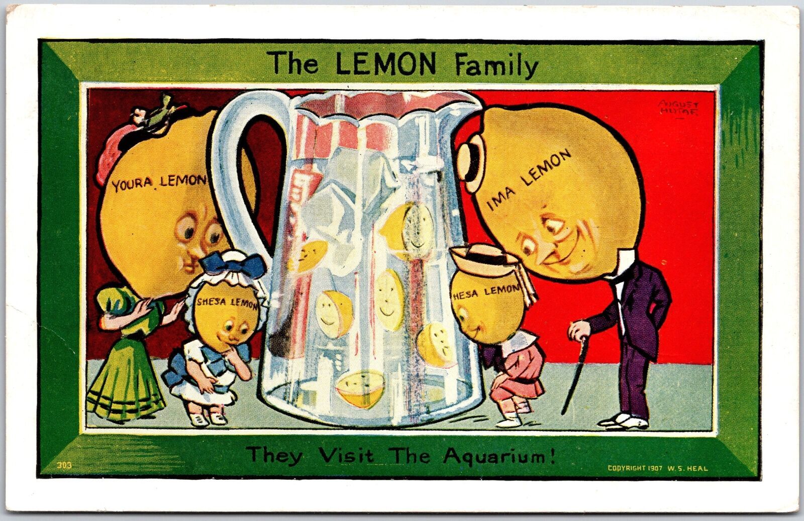 The Lemon Family, They Visit The Aquarium! Family Bonding, Vintage ...