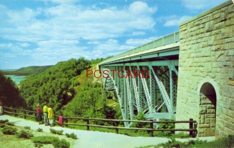 The CUT River Bridge in Michigan's Upper Peninsula on U. S. No. 2 ...