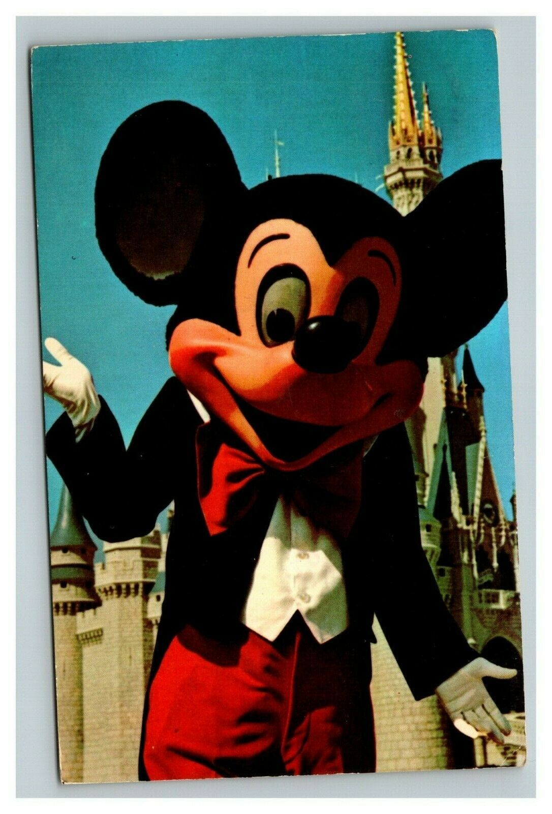 Vintage Chrome Photo Postcard 1970's Disney World Mickey Mouse POSTED ...