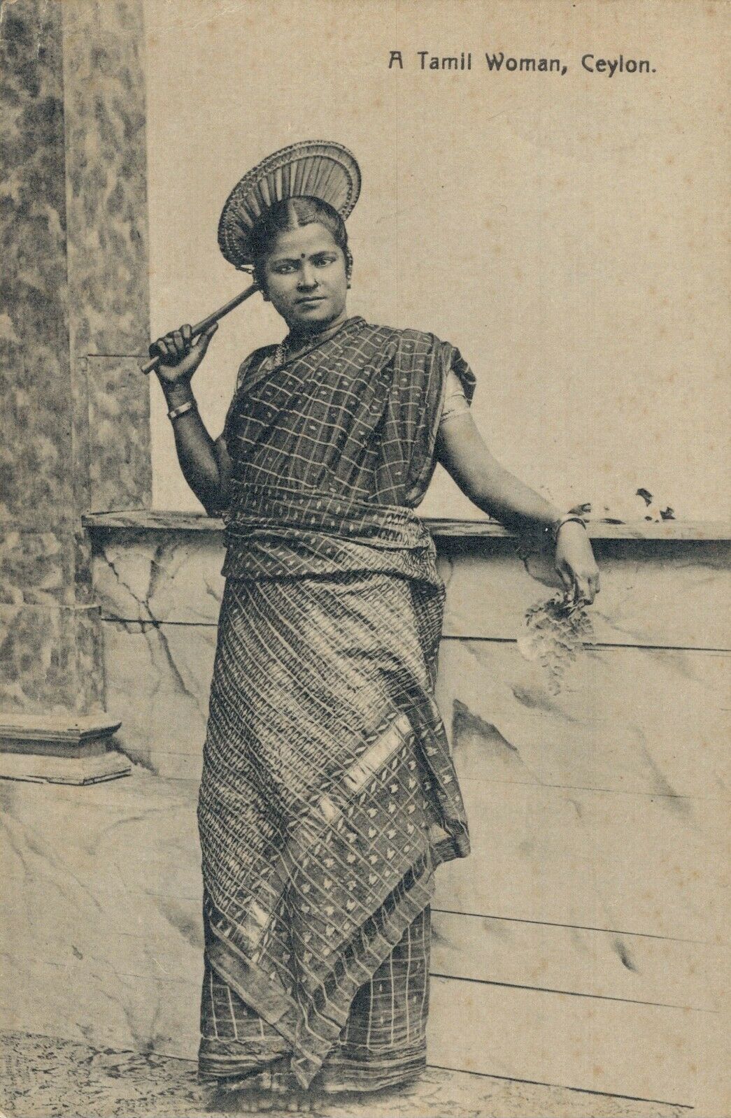 Ceylon A Tamil Woman Ceylon Sri Lanka 05.72 | Asia & Middle East - Oman ...