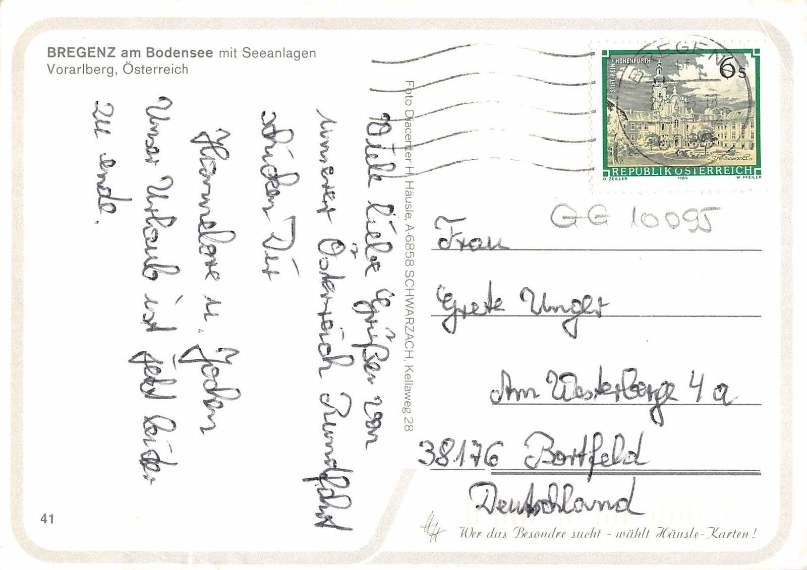 GG10095 bregenz am bodensee mit seeanlagen voralberg austria | Europe ...