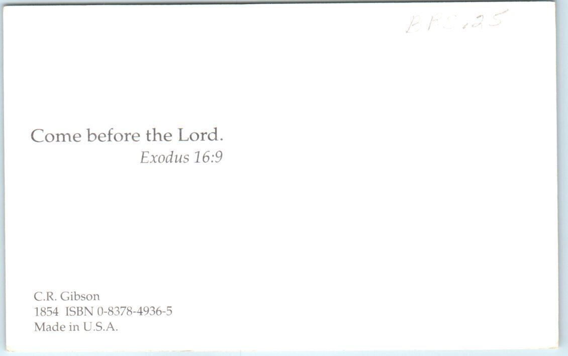 Come Before the Lord - Exodus 16:9 - Welcome Visitor - Girl w/ Flowers ...