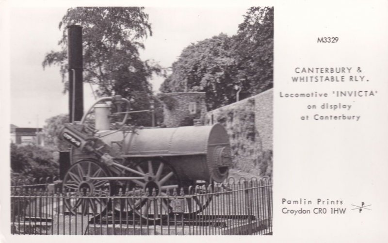 Canterbury & Whitstable Railway Invicta Locomotive Train Postcard ...