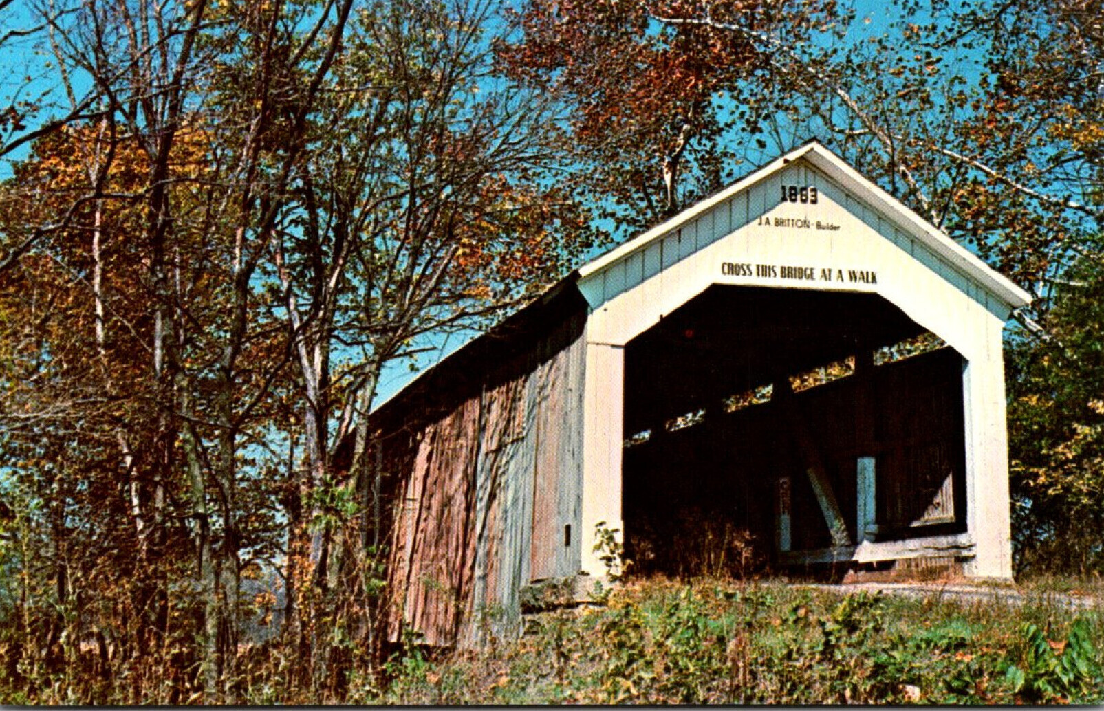 Covered Bridges Sim Smith Bridge Built 1883 Parke County Indiana ...