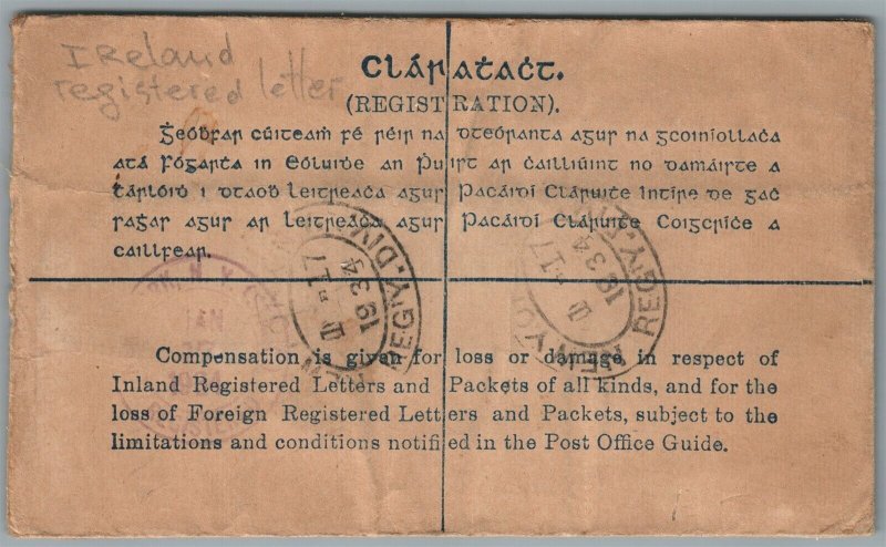 Ireland Antique 1934 Registered Letter | Europe - Ireland, Postcard ...