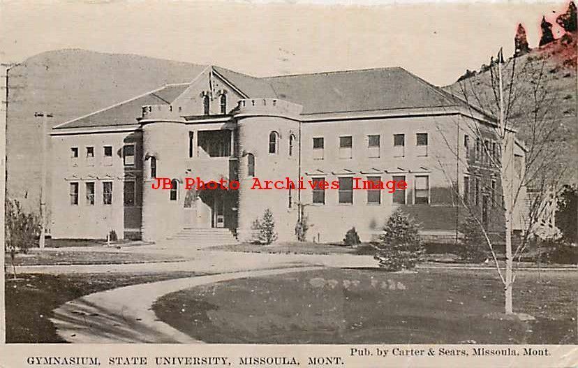 MT, Missoula, Montana, State University, Gymnasium, Carter & Sears ...