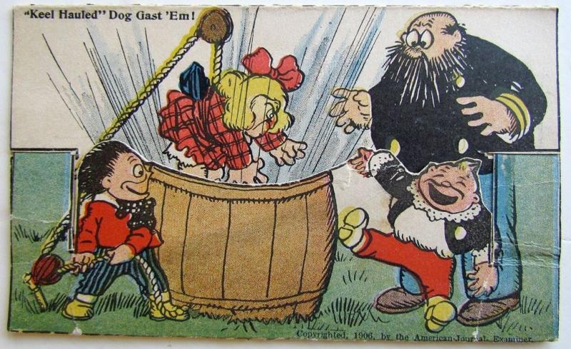 Vintage Undivided Comic Fold UP Postcard Katzenjammer Kids Harold H ...
