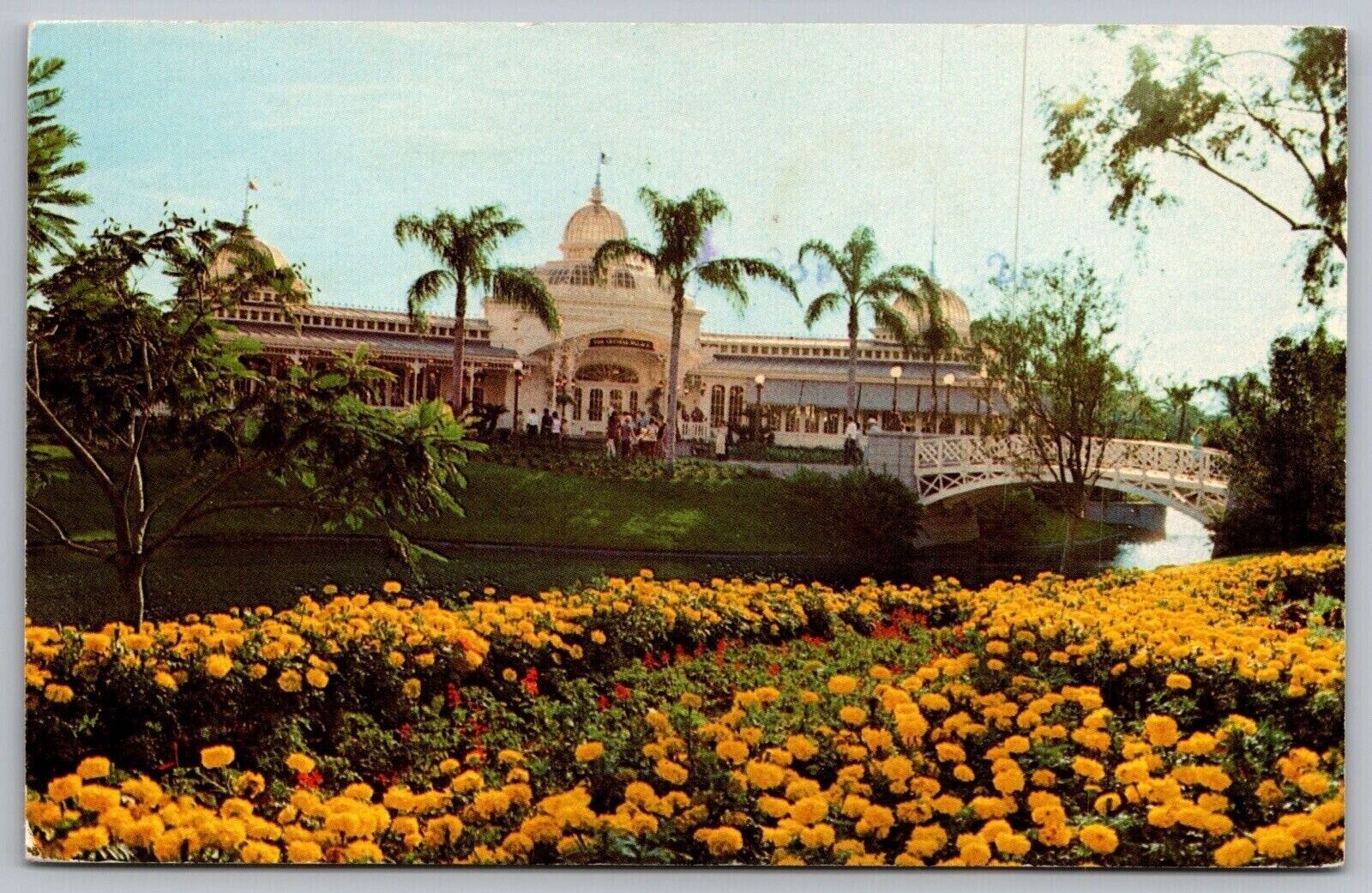 Crystal Palace Restaurant Plaza Canal Walt Disney World Postcard PM Key ...