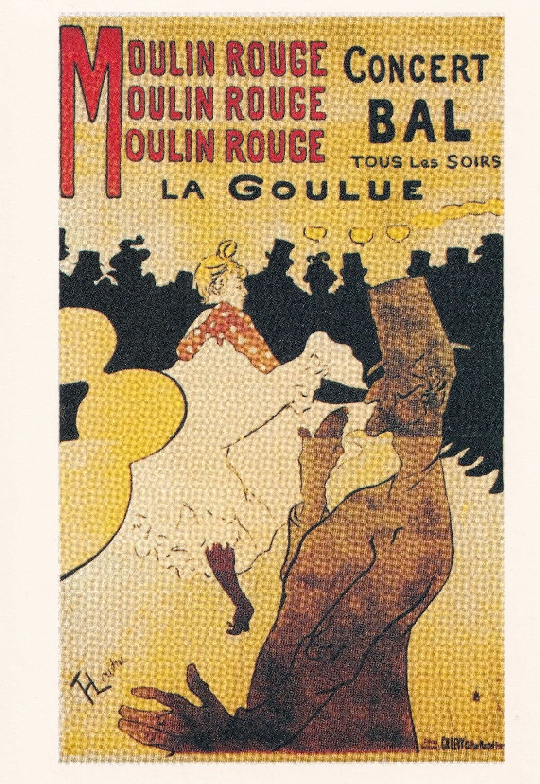 Moulin Rouge Victorian Theatre Show Poster French Postcard | Europe ...