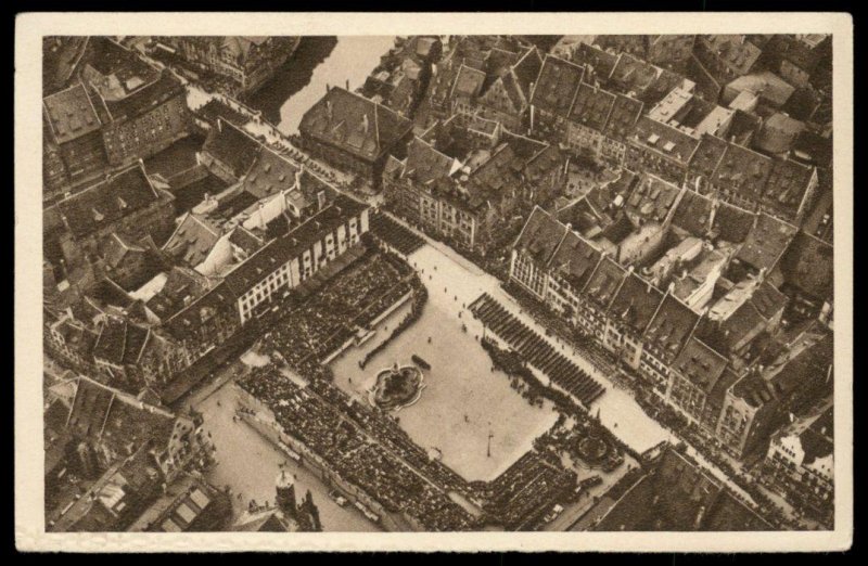 Germany 1934 SA SS March Reichsparteitag Winterhilfswerk NSV Postcard ...