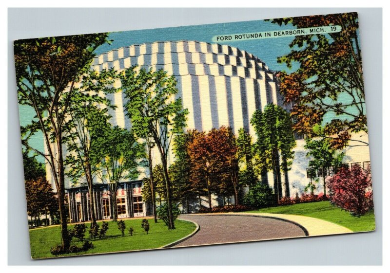 Vintage 1930's Postcard Ford Rotunda Dearborn Michigan - Nice | United ...