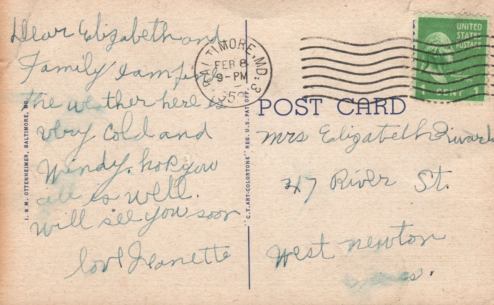 Vintage Postcard 1952 View of 5th Regiment Armory Baltimore Maryland MD ...