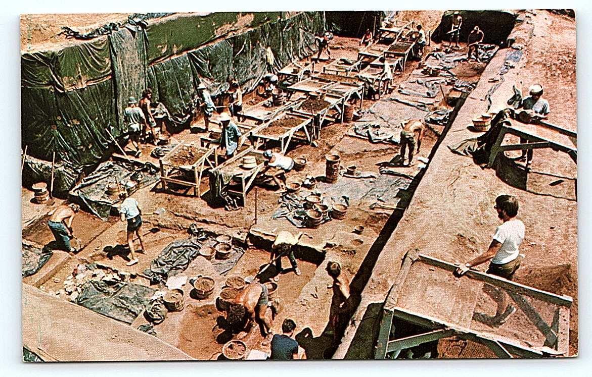 GRAFTON, IL Illinois ~ KOSTER ARCHEOLOGICAL SITE c1960s Native American ...