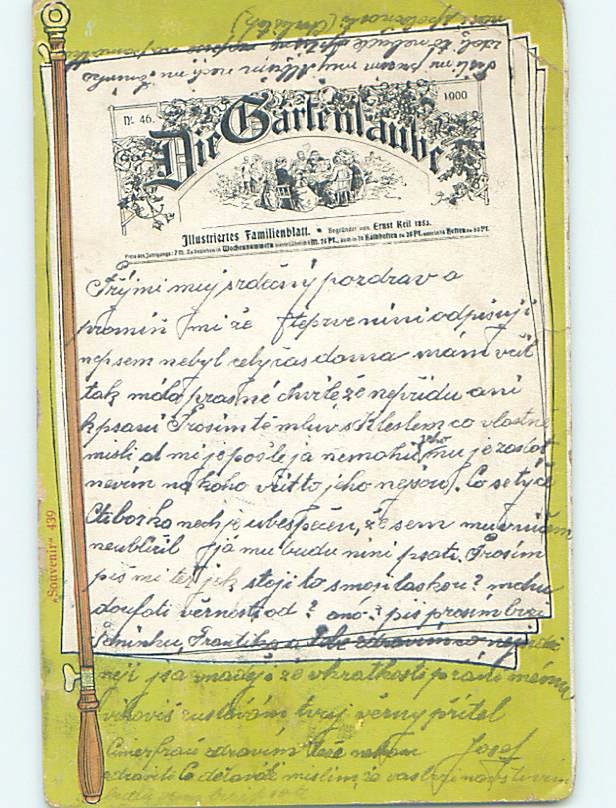 1900 Advertising DIE GARTENLAUBE - FIRST GERMAN NEWSPAPER Germany ...