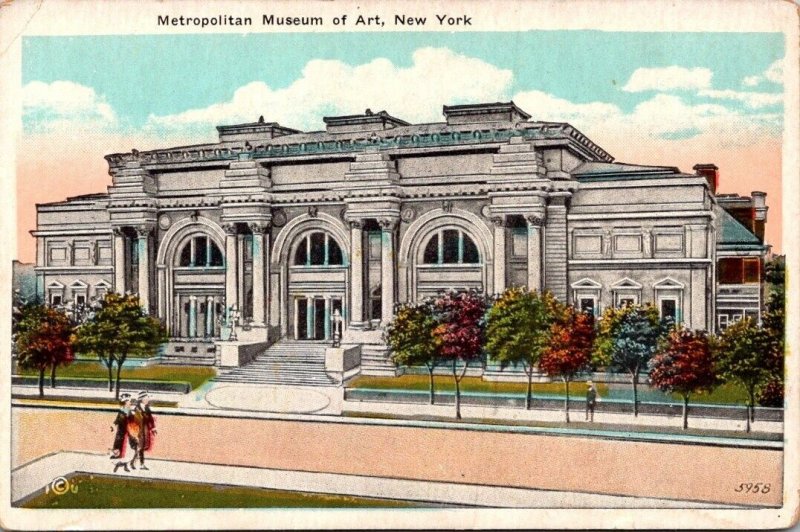 Vintage New York City Postcard - Metropolitan Museum of Art | United ...