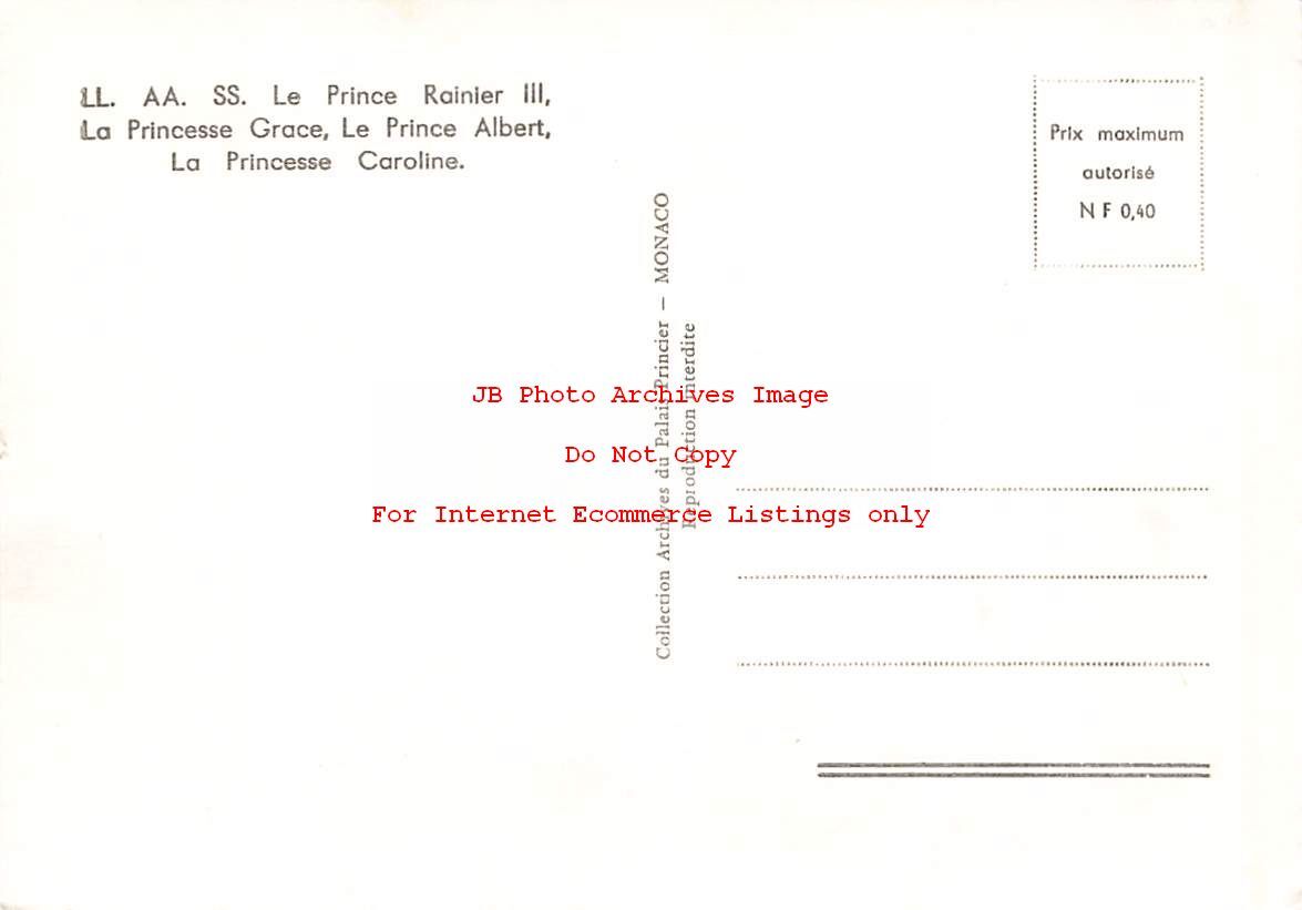 364005-Monaco Royalty, RPPC, Prince Rainier III, Grace Kelly, Princess ...