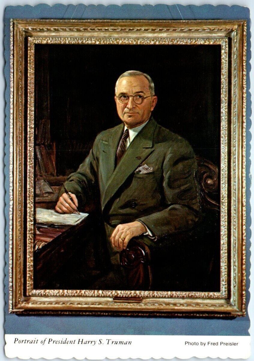 Portrait Of President Harry S. Truman, The Harry S. Truman Library ...