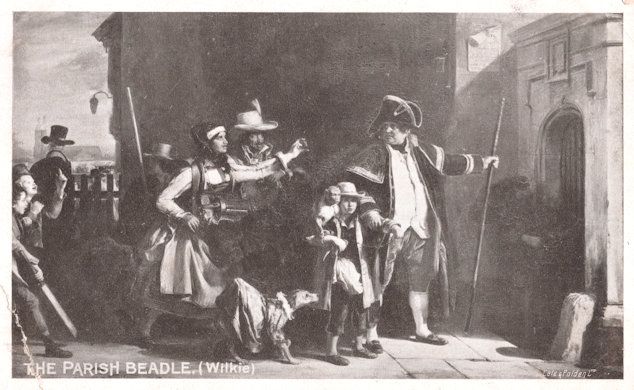 The Parish Beadle Wilkie Gale & Polden WW1 Painting Postcard | Topics ...