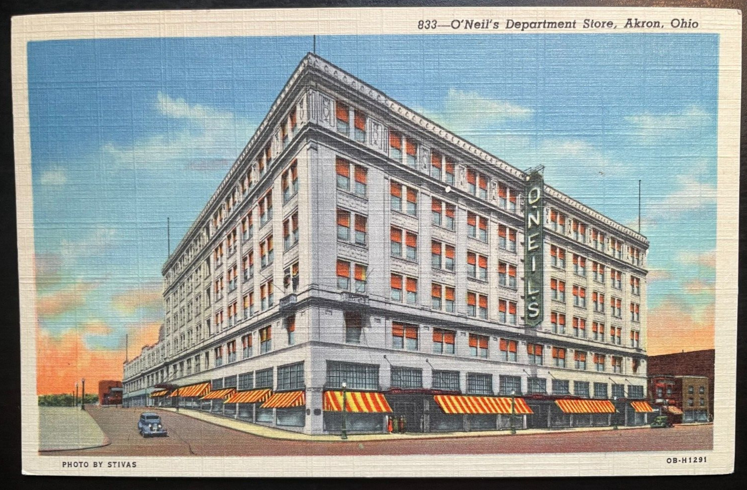 Vintage Postcard 1940 O'Neil's Department Store Akron Ohio (OH ...