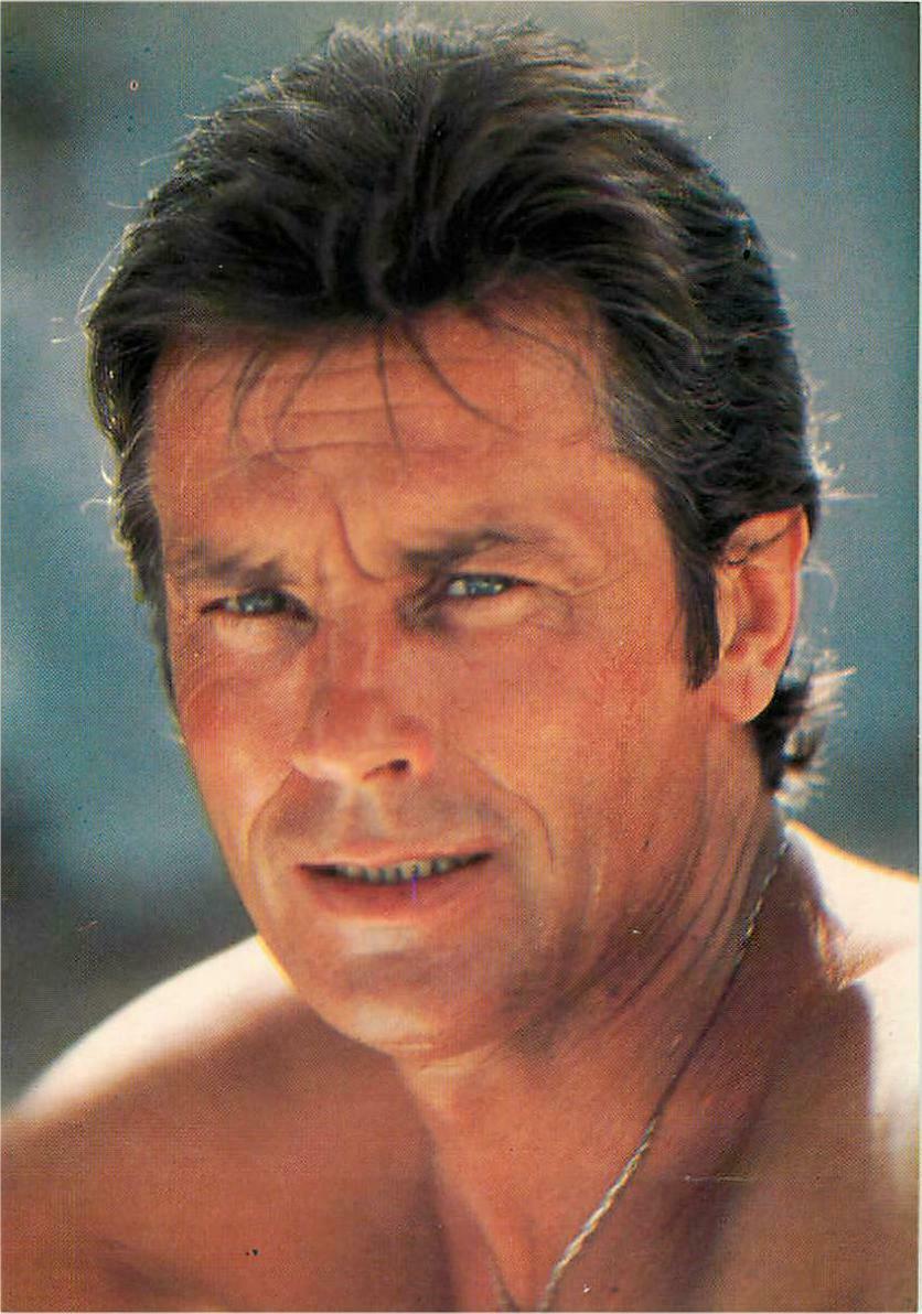 Alain Delon Actor in the 1970s Modern Postcard #1 | Topics - People ...