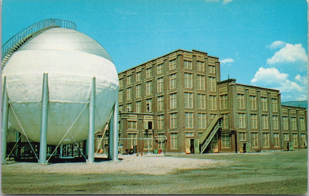 Trail BC Ammonia Plant Sphere Cominco Warfield Fertilizer Facility ...