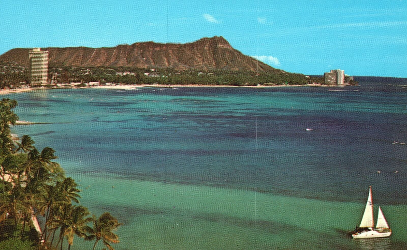 Vintage Postcard 1930's Diamond Head World Famous Extinct Volcano ...