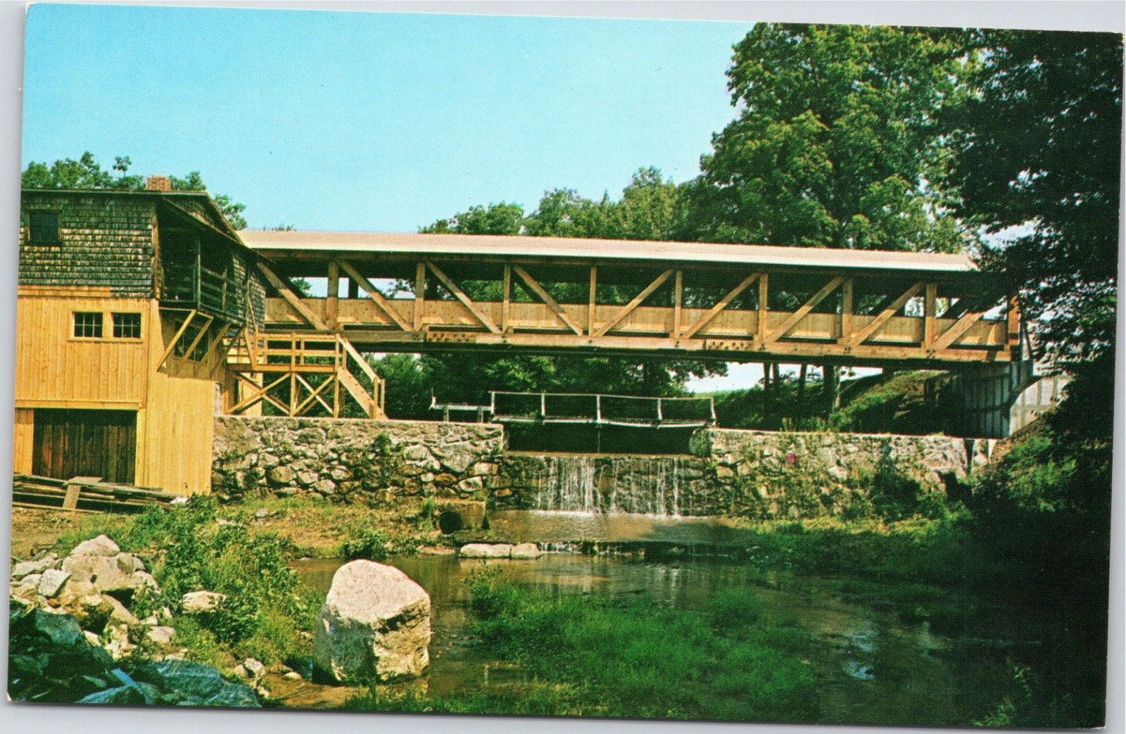 The Wayfarer Covered Bridge, Everett Turnpike, Manchester, New ...