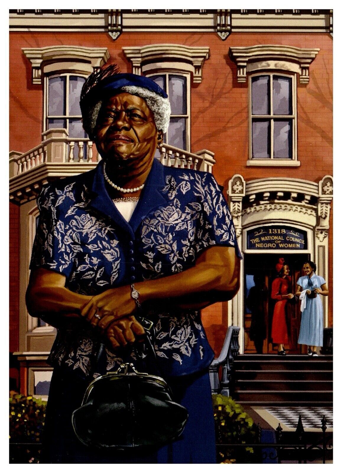 Washington DC Mary McLeod Portrait Bethune Council House Chrome ...