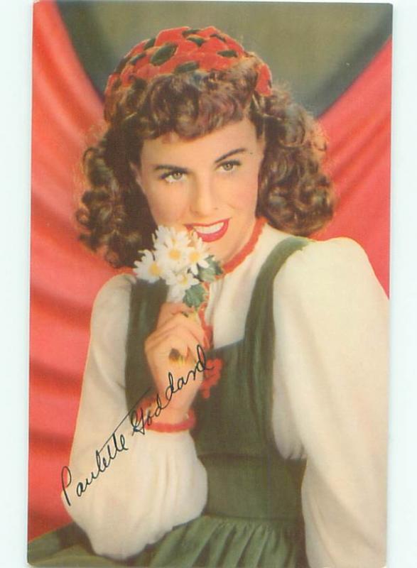 1941 Famous Paramount Actress PAULETTE GODDARD IN HOLD BACK THE DAWN ...