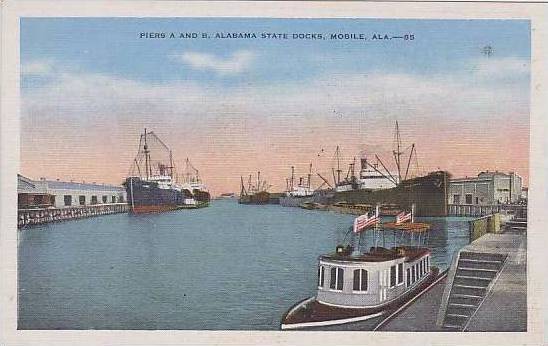 Alabama Mobile Piers A And B Alabama State Docks | United States ...