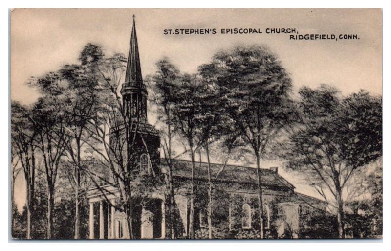 St. Stephen's Episcopal Church, Ridgefield, CT Postcard | United States ...