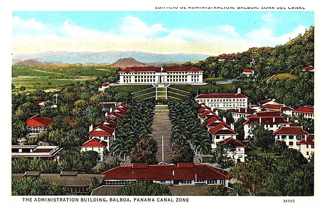 Balboa , Panama Canal Zone, Administration Bldg | Latin & South America ...