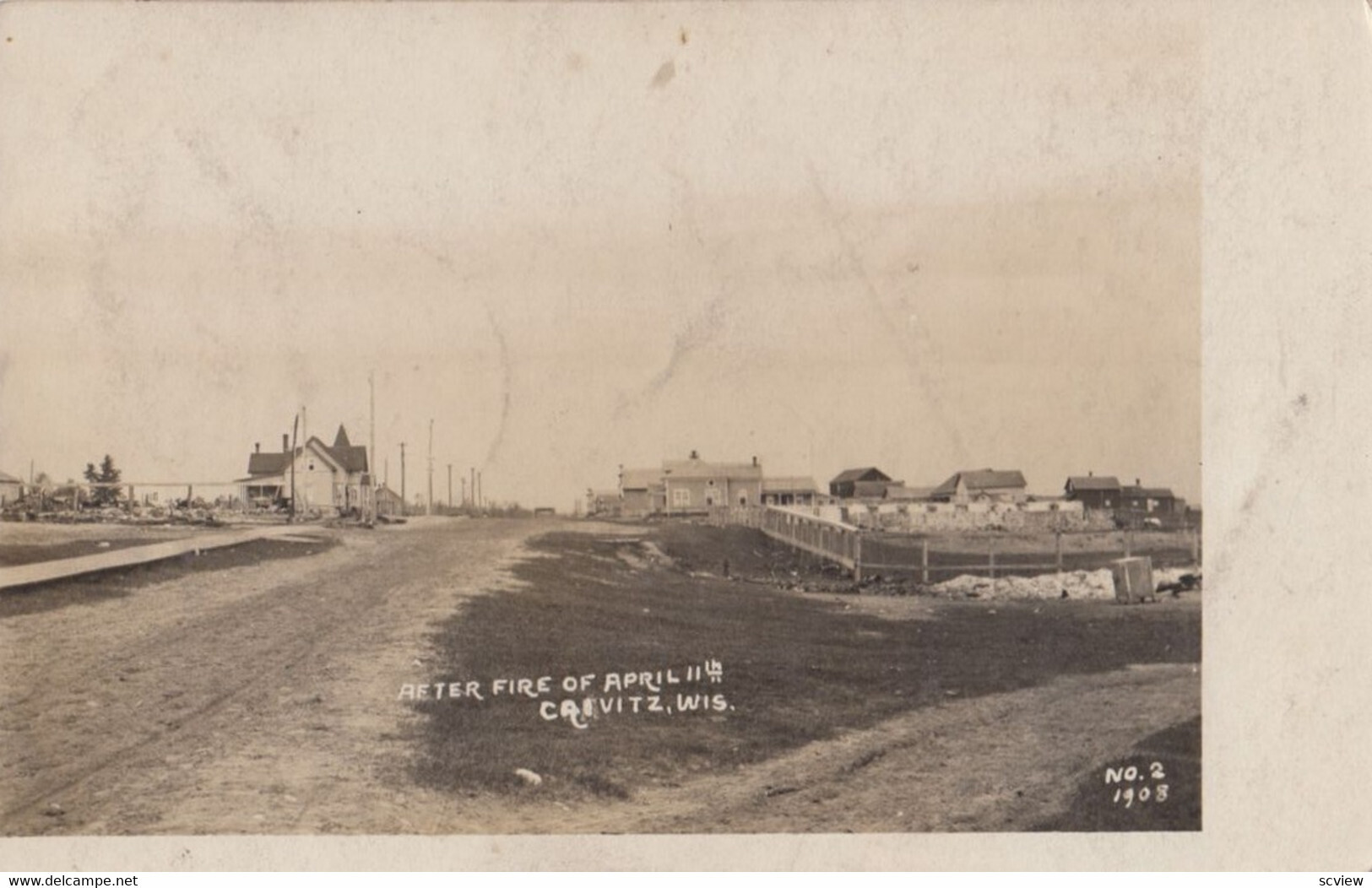 RP: CRIVITZ , Wisconsin , 1914 ; After the Fire of April 11th | United ...