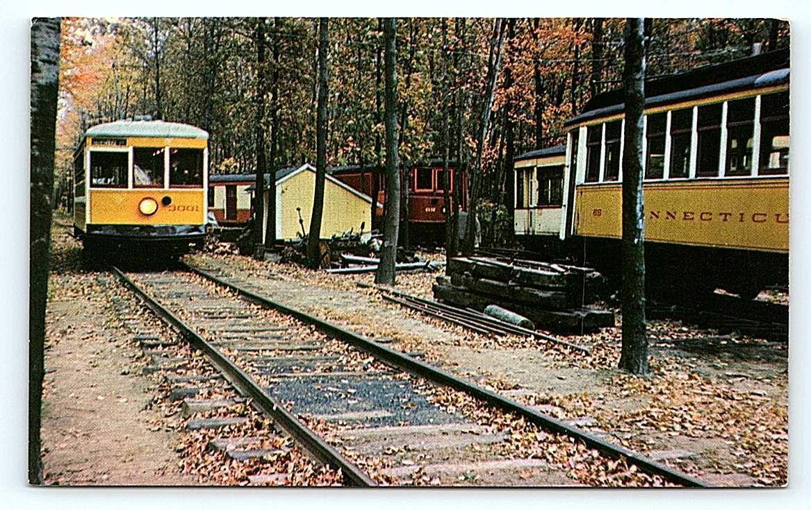 WAREHOUSE POINT, CT Connecticut~ ELECTRIC RAILWAY TROLLEY MUSEUM c1960s ...