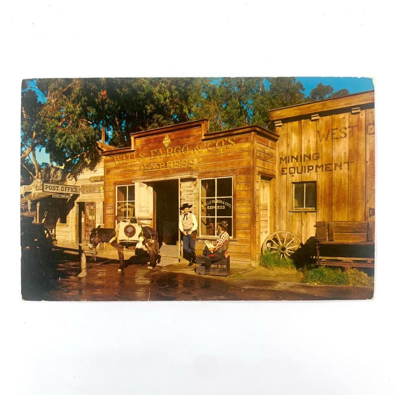 Postcard California Ghost Town CA Knotts Berry Farm 1960s Chrome ...