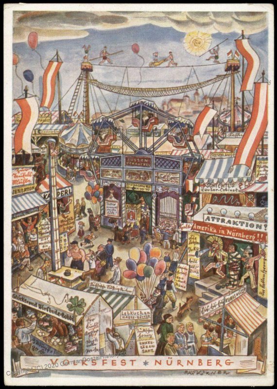 3rd Reich 1935 Germany Volksfest Nuernberg Reichsparteitag Propaganda ...