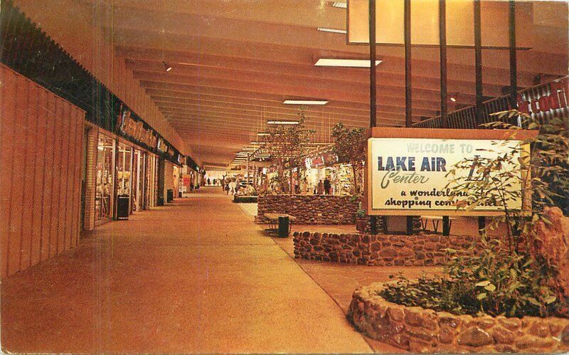 Texas Waco Lake Air Shopping Center 1960s Color Craft Postcard Interior ...