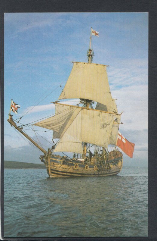 Sailing Postcard - Replica of 17th Century Ketch Nonsuch at Appledore ...