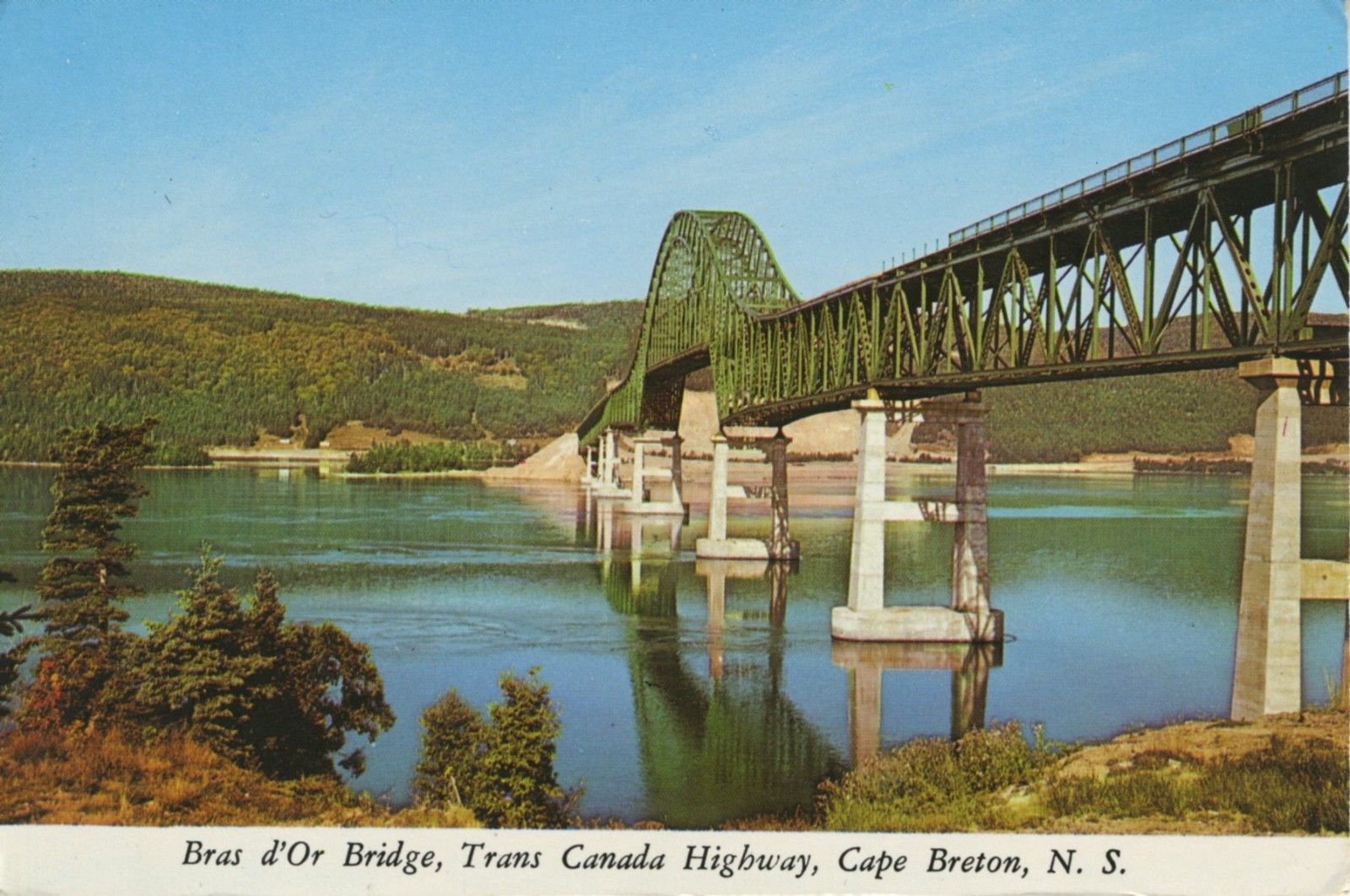 Bras d'Or Bridge Trans Canada Highway Cape Breton Nova Scotia NS ...