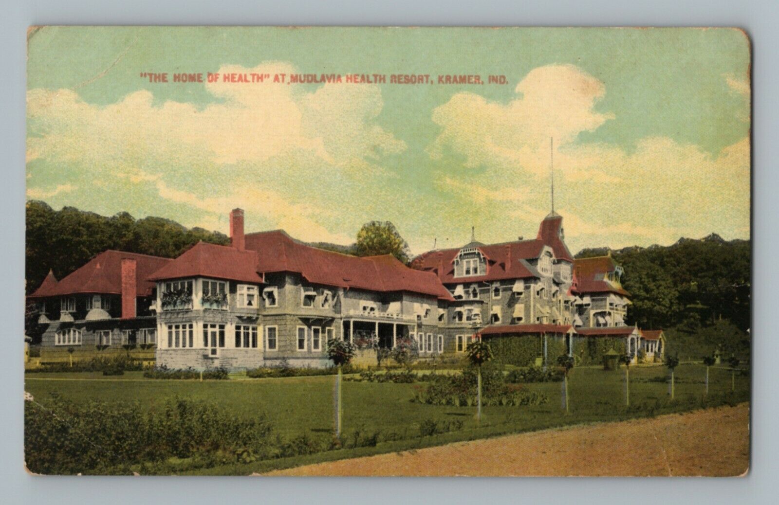 Mudlavia Health Resort Kramer Indiana The Home of Health Vintage ...