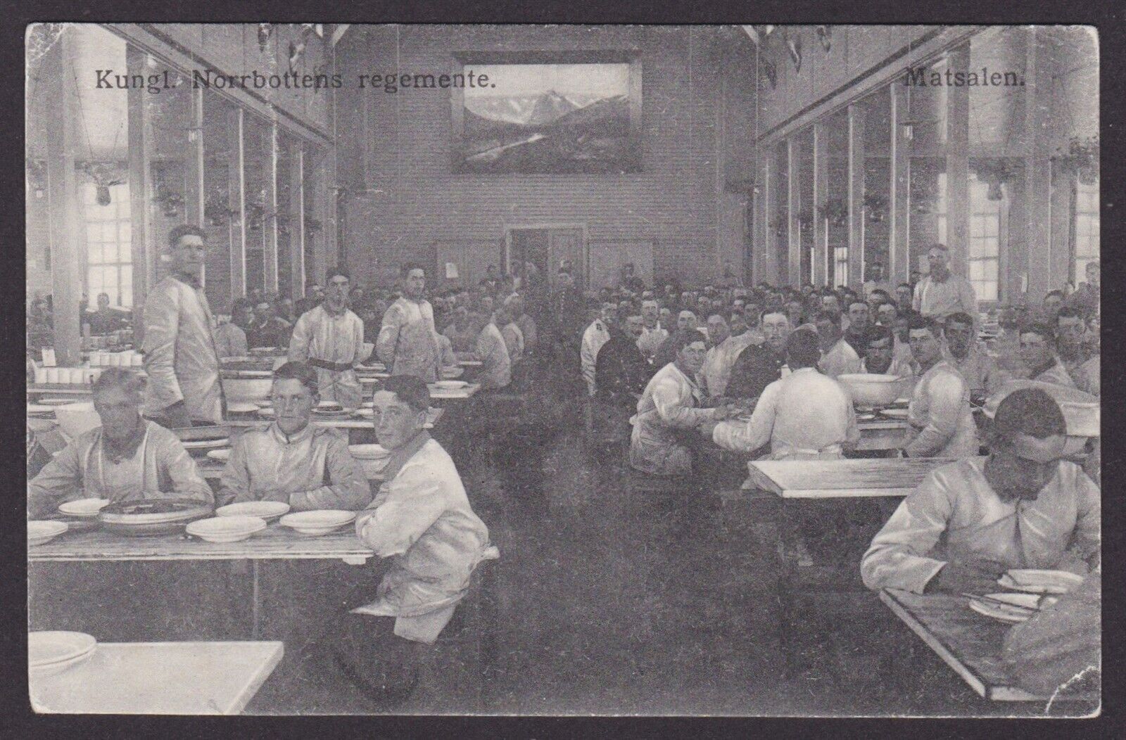 SWEDEN, Vintage postcard, Norrbotten Regiment, WWI | Europe - Sweden ...