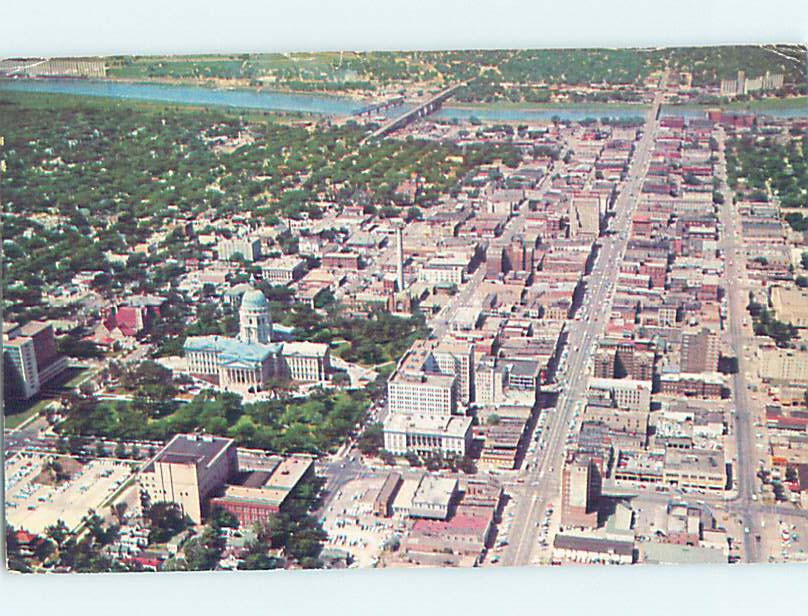Pre-1980 AERIAL VIEW OF TOWN Topeka Kansas KS AF0437 | United States ...